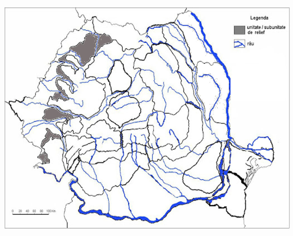 Joc geografie Romania Subunitatile de relief