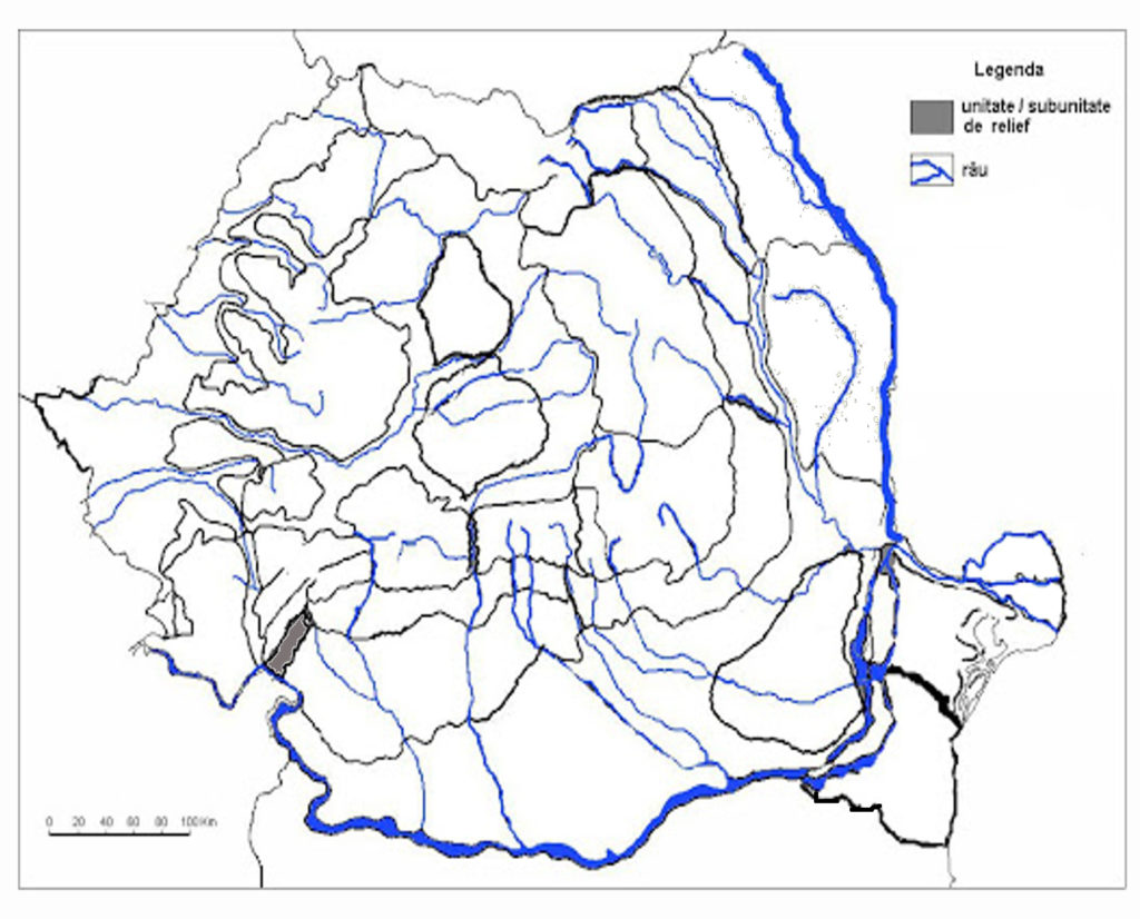 Joc geografie Romania Subunitatile de relief