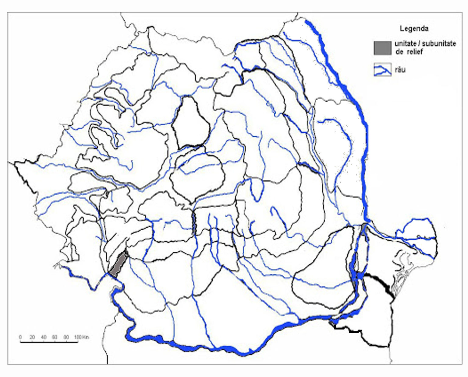 Joc geografie Romania Subunitatile de relief