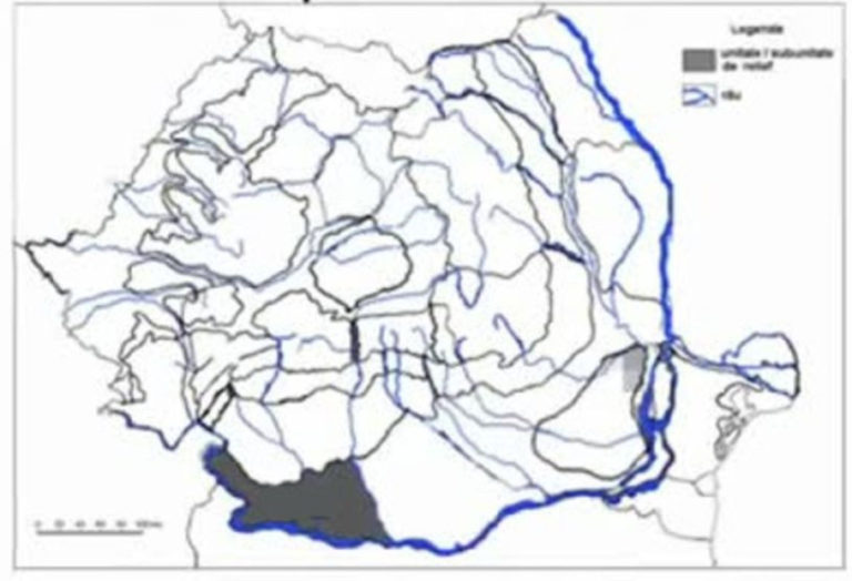 Joc geografie Romania Subunitatile de relief