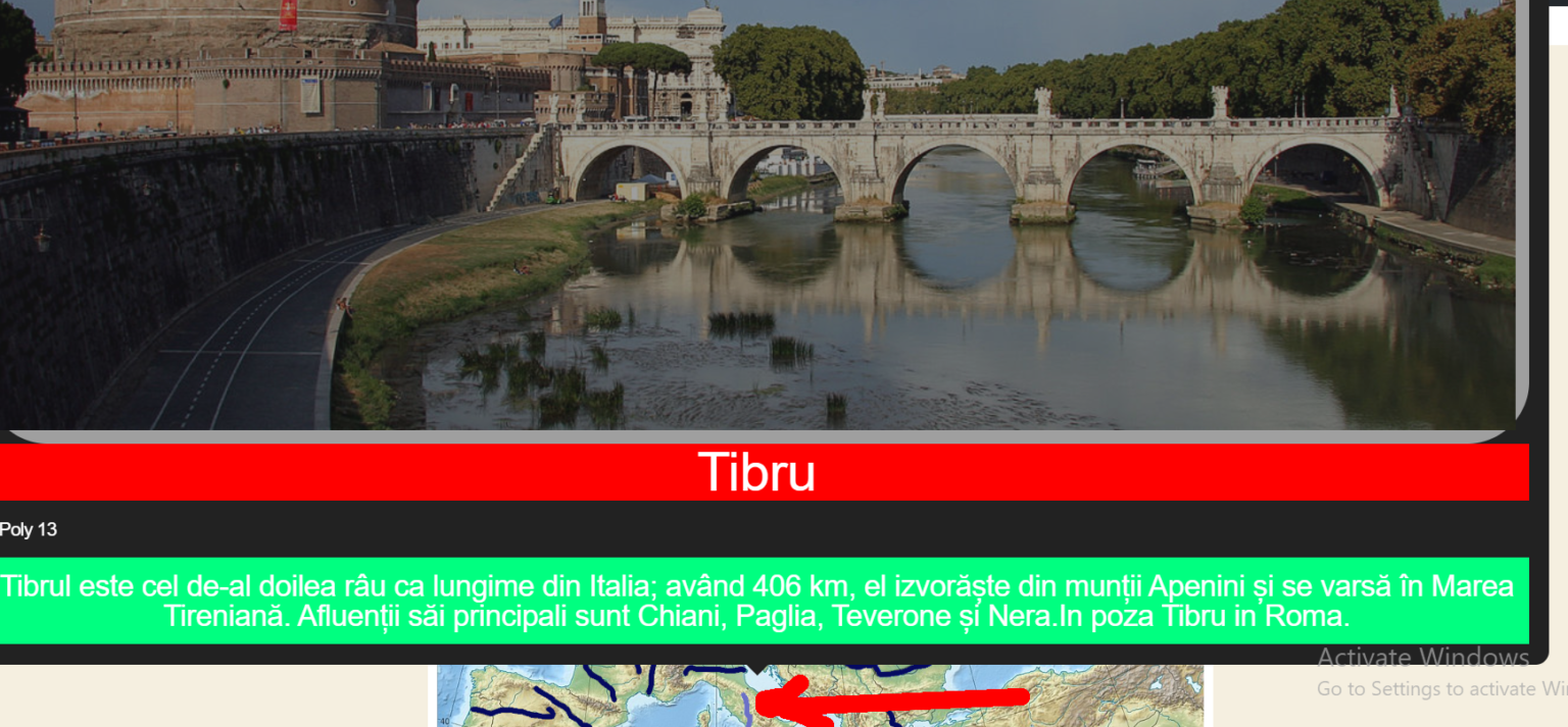 Harta rauri Europa interactiva