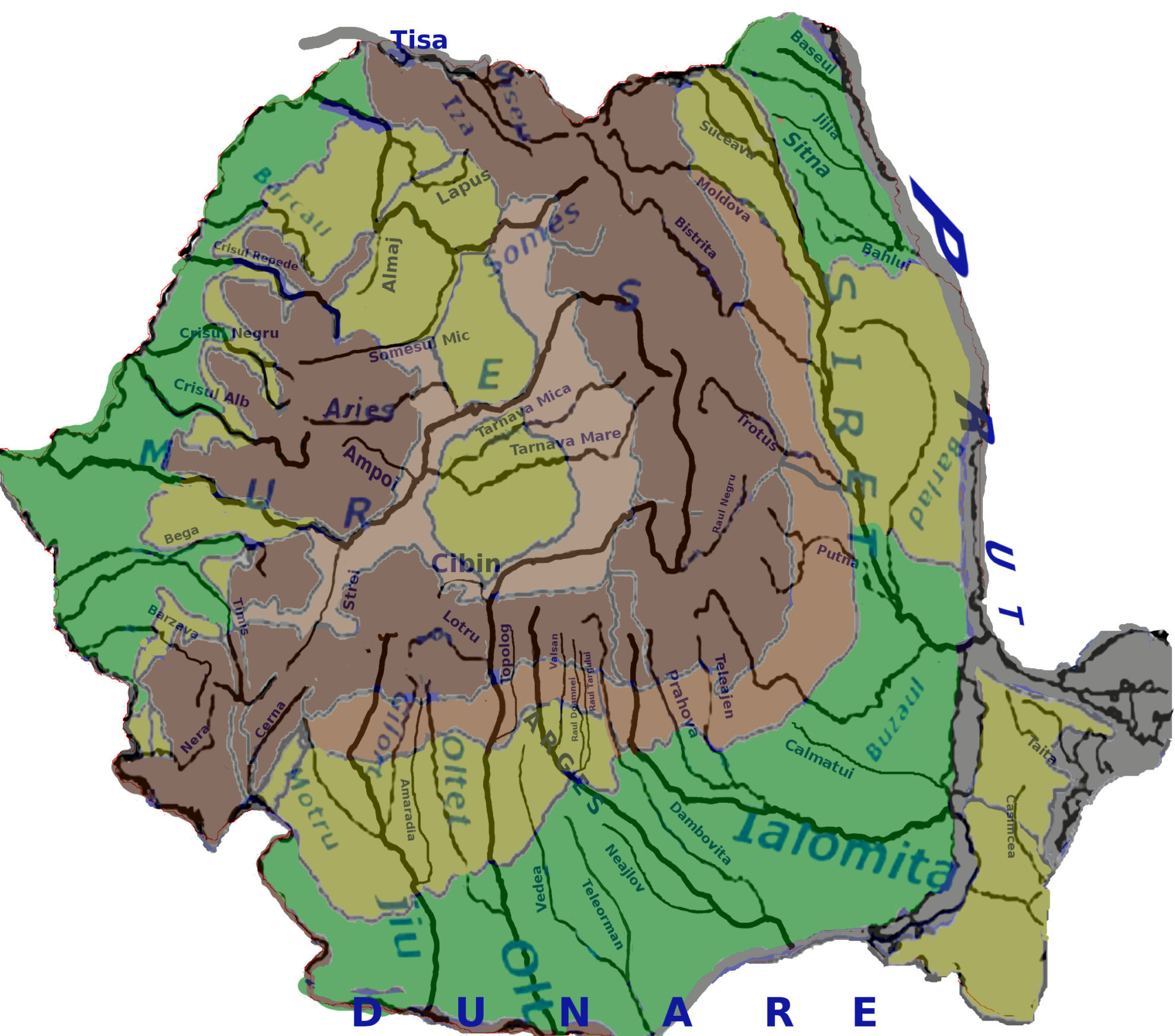 Raurile Romaniei schite
