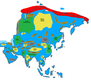 Asia geografie fizica joc