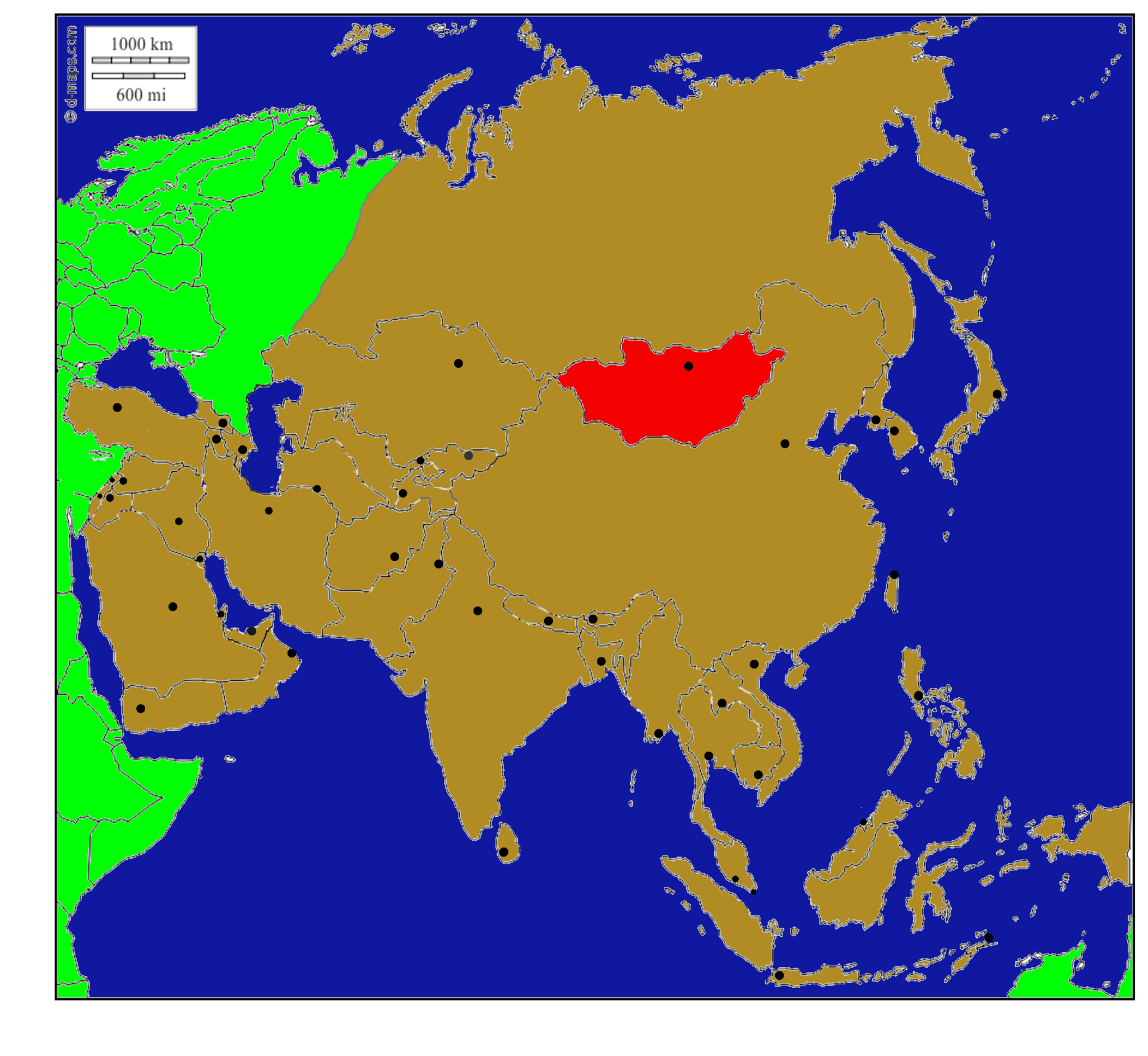 Asia geografie umana si economica joc