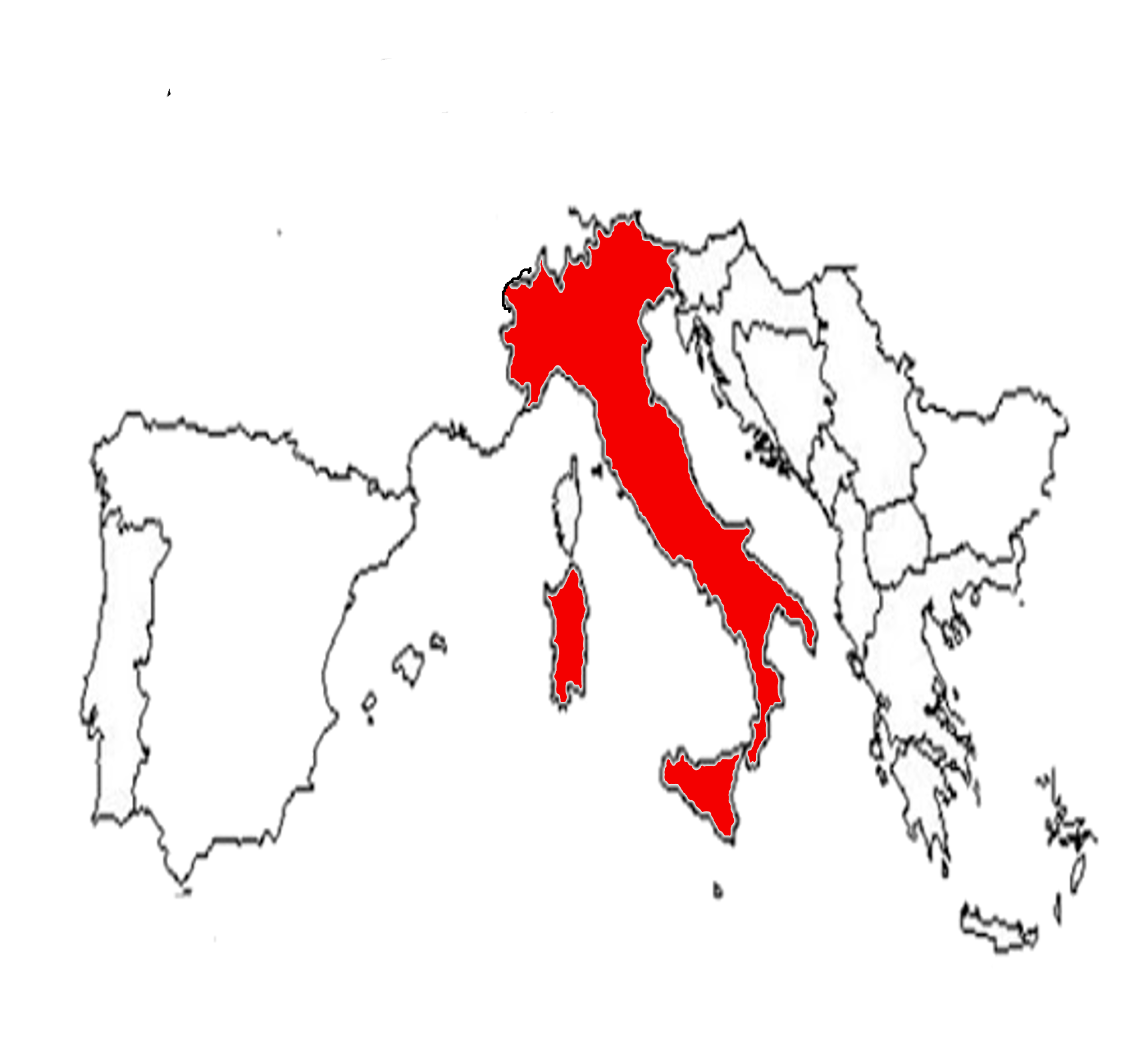 Italia joc geografie