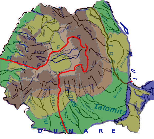 Hidrografia Romaniei - Jocuri geografie pentru invatarea rapida a ...