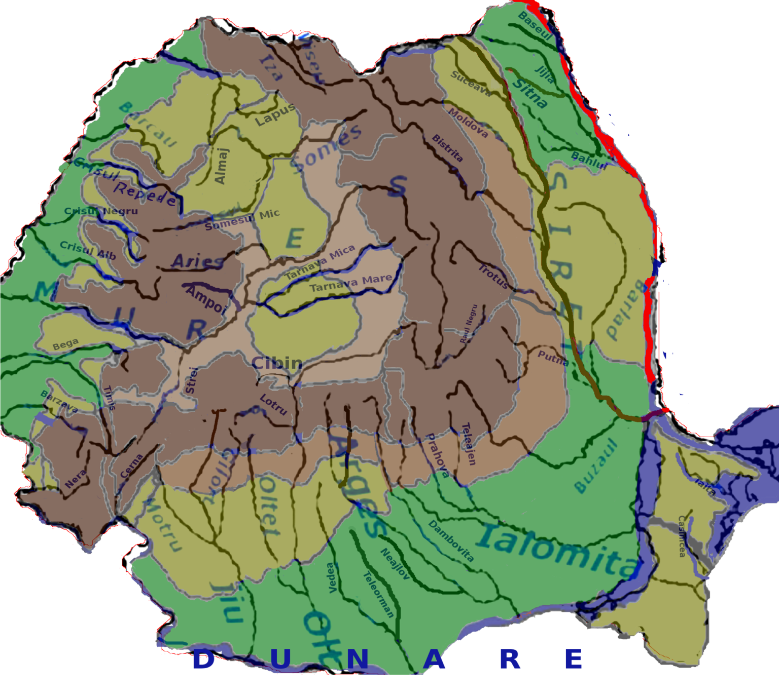 Hidrografia Romaniei joc geografie