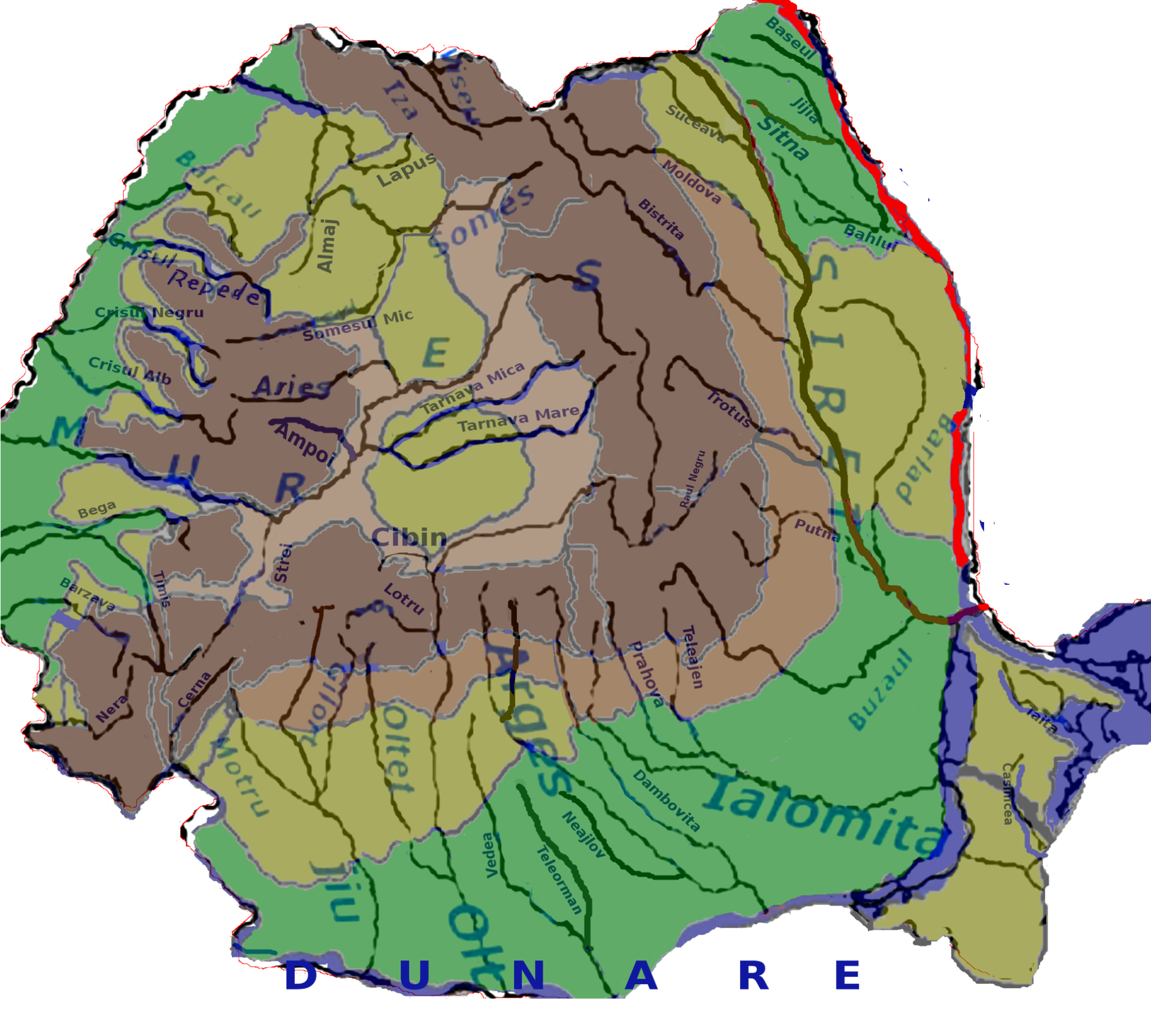 Hidrografia Romaniei joc geografie