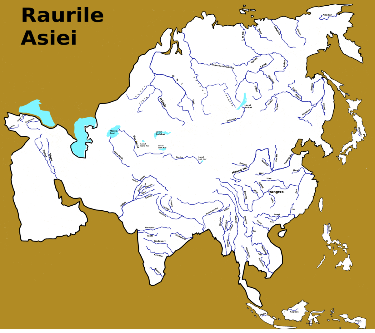 Raurile Asiei schite